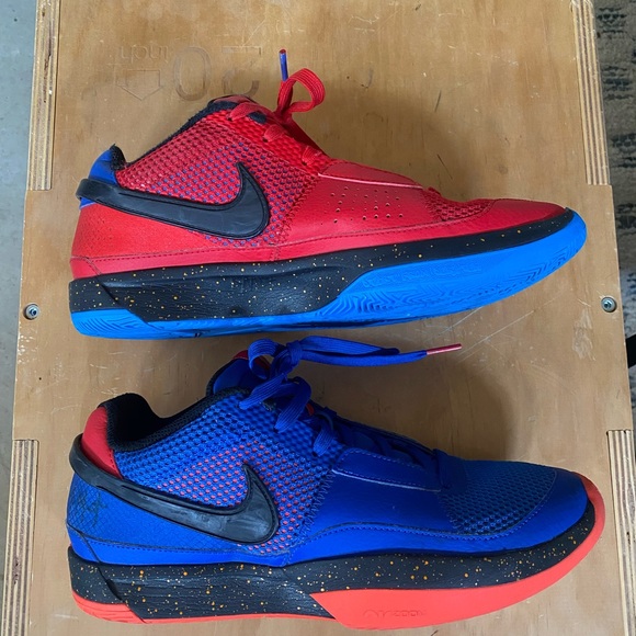 Nike | Shoes | Ja Morant Sneakers Nike Dualtone Red And Blue | Poshmark